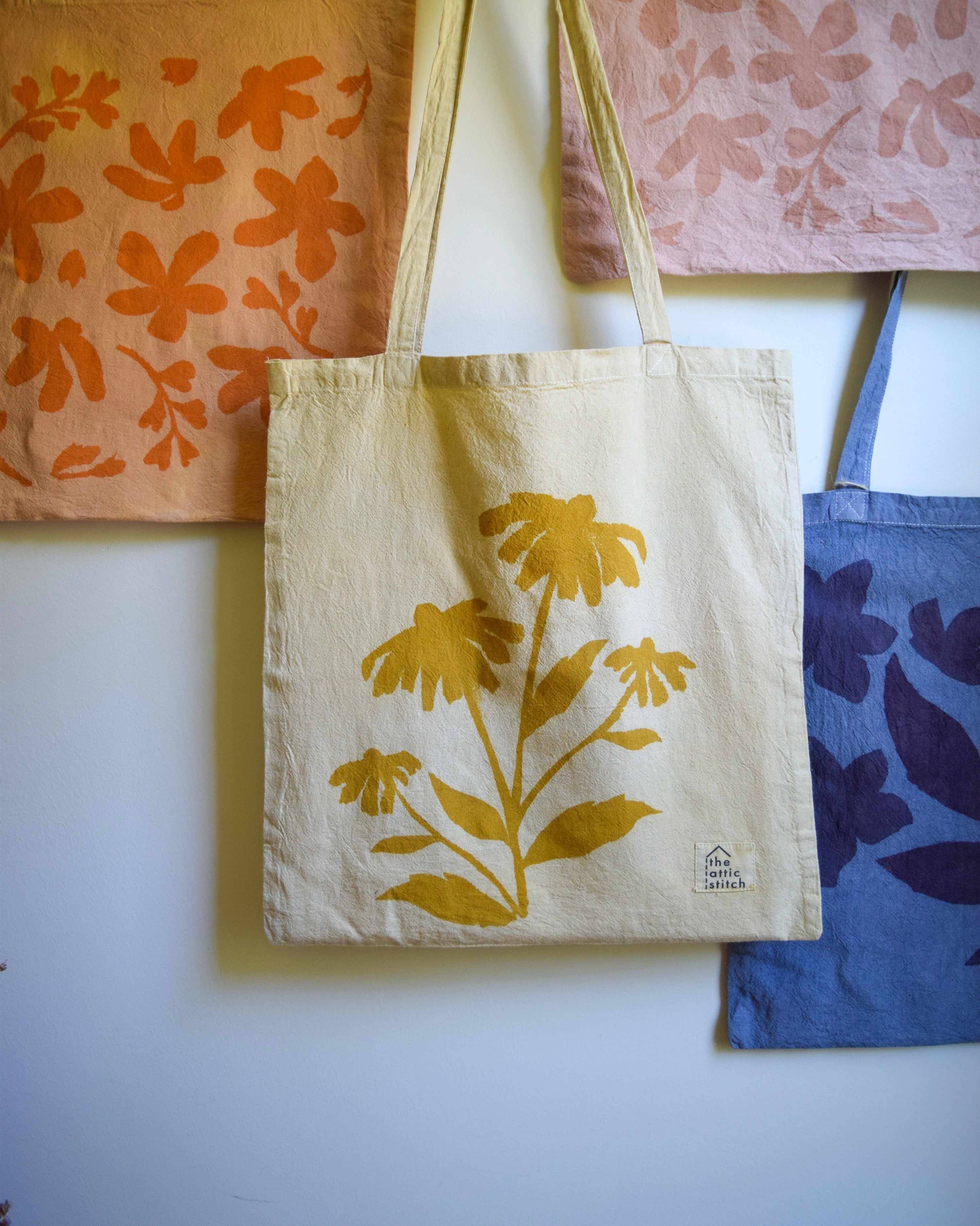Hand-printed Tote Bag – the attic stitch
